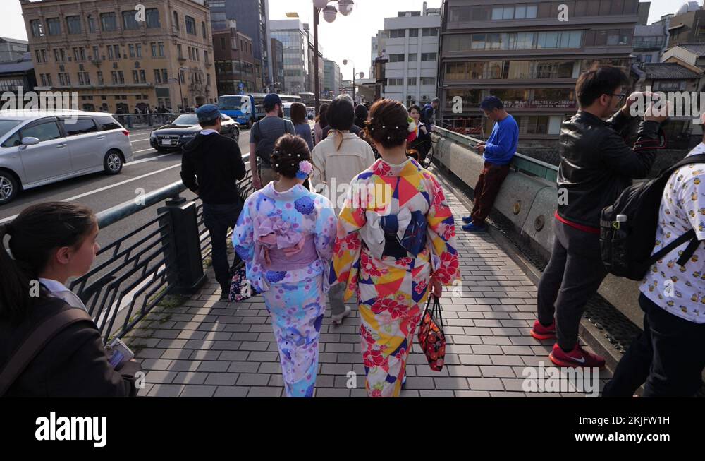 Japanese Women Wear Traditional Dress Stock Videos And Footage Hd And