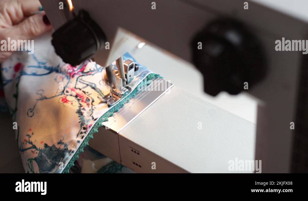 Video of a women sewing the dress filmed in hd resolution Stock Video ...