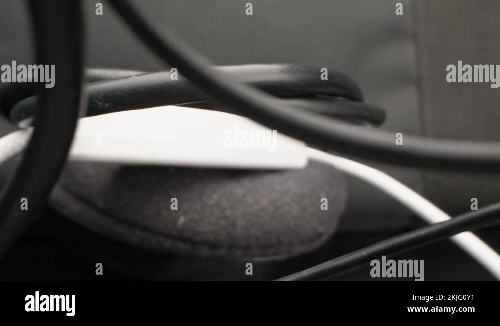 close up. the details. view inside a coil of electrical wires and ...