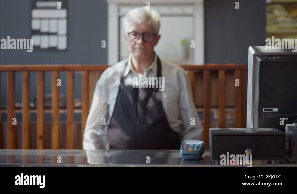 Man standing behind counter in Stock Videos & Footage - HD and 4K Video ...