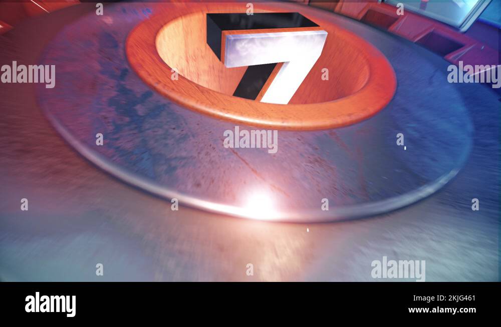 NUMBER 7, Top Ten Numbers Animation , Rendering, Background, rendering ...