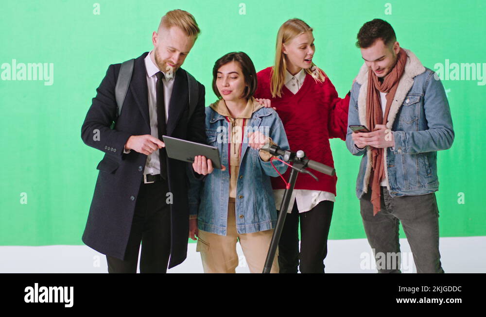 Handsome group young people socializing Stock Videos & Footage - HD and ...