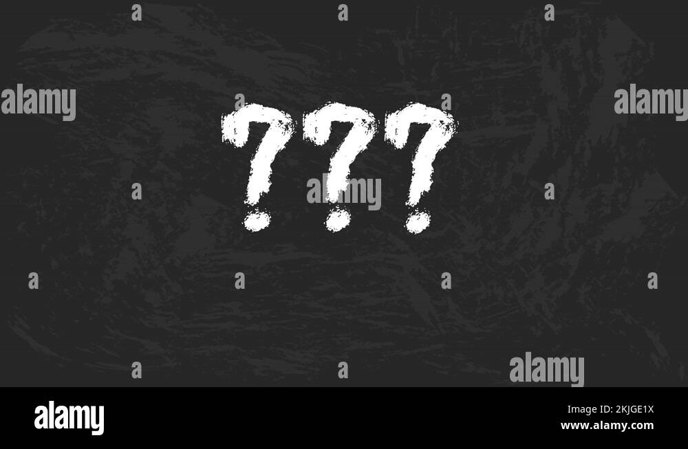 Hand drawn set of doodle question marks. 2D hand drawn animation to ...