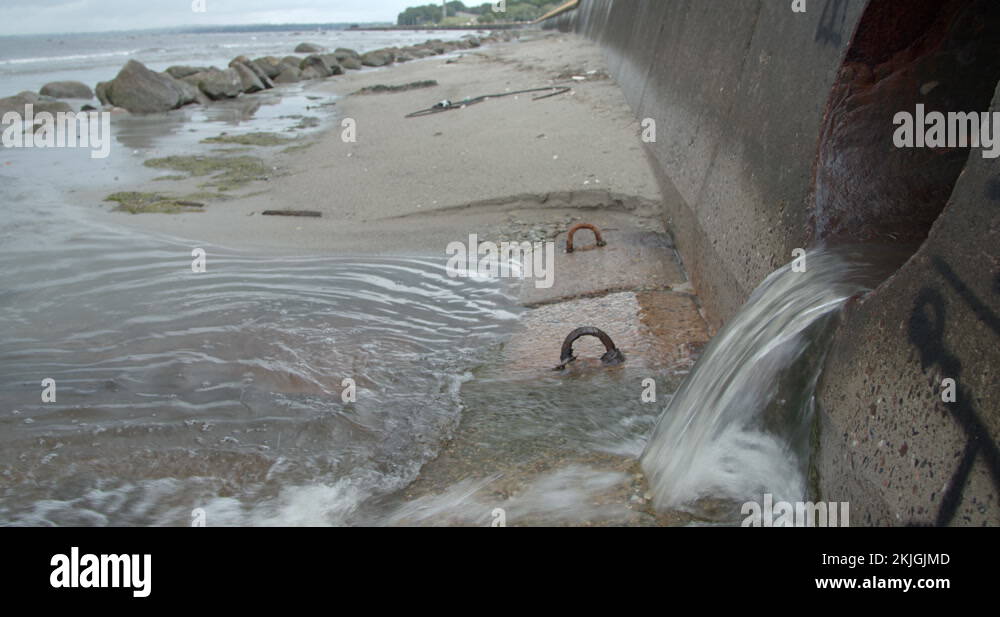 Sewer drain pipe into the sea Stock Videos & Footage - HD and 4K Video ...