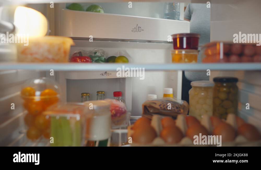 Grabbing food from fridge Stock Videos & Footage - HD and 4K Video ...