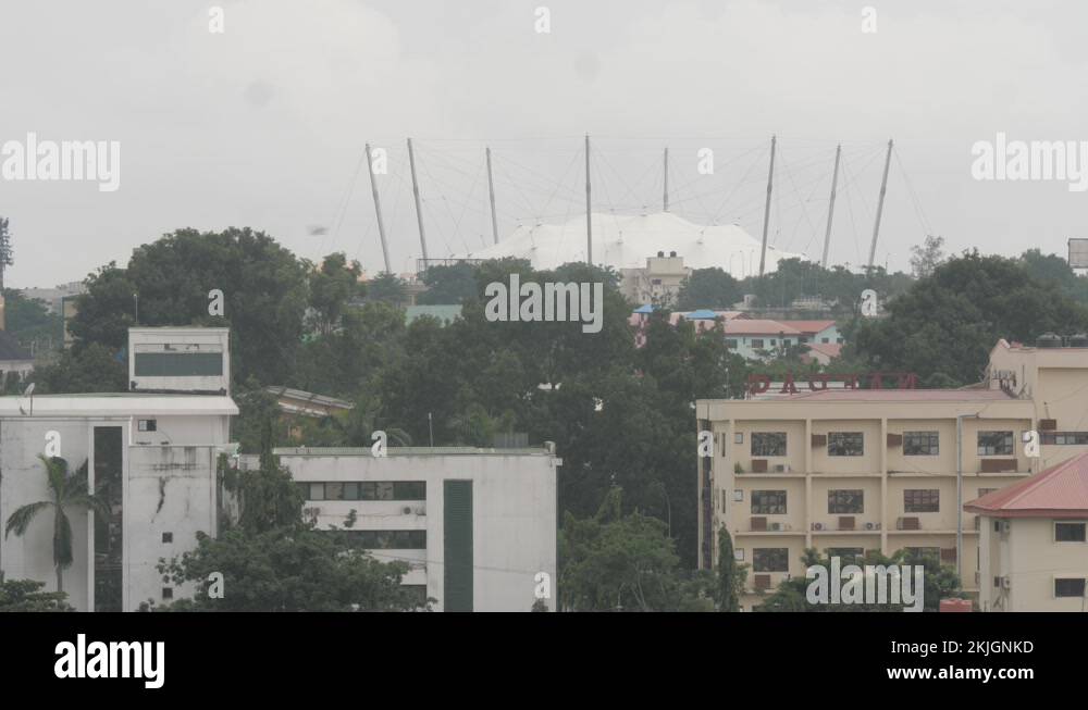 Top view aerial photo of fct Abuja with development buildings Stock ...