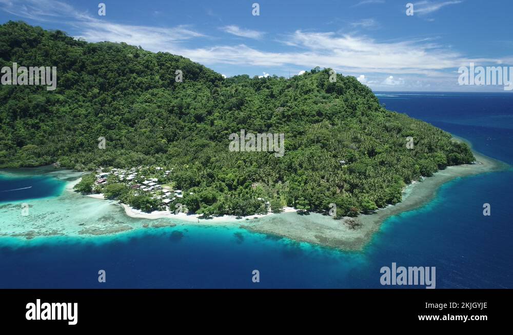 Tropical Paradise of Kieta Harbor, Bougainville Island Papua New Guinea ...