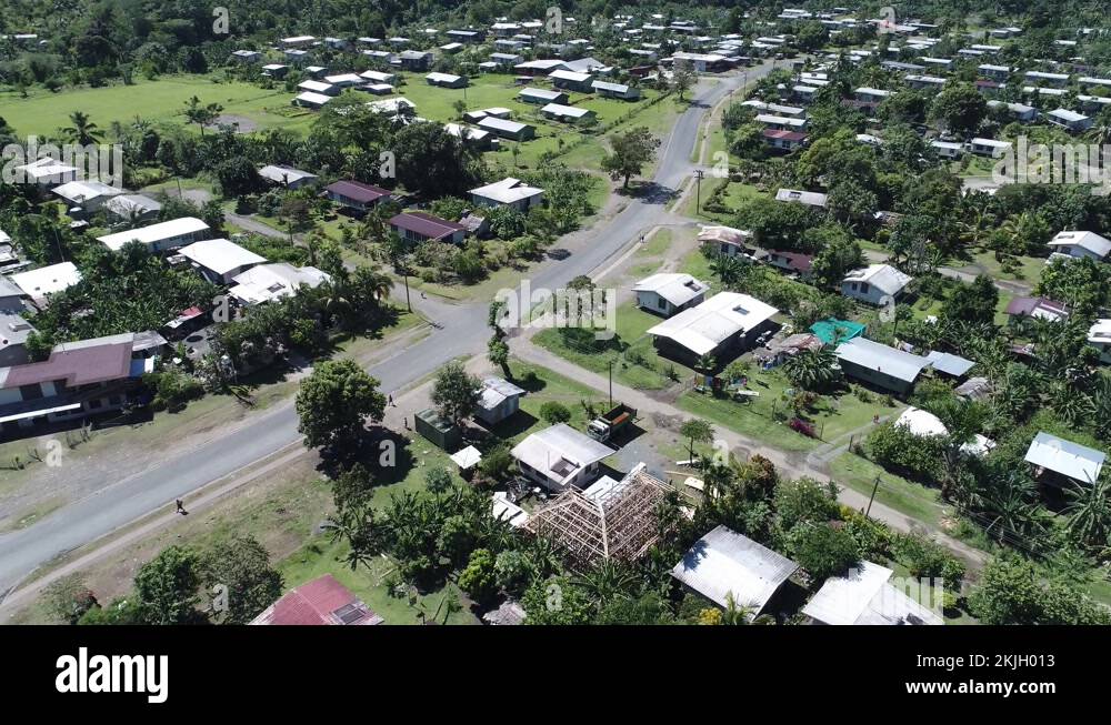 Tropical Paradise Village of Arawa Bougainville Island Papua New Guinea ...