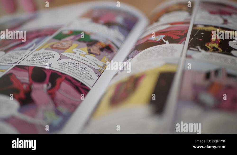 Comic pages Stock Videos & Footage - HD and 4K Video Clips - Alamy