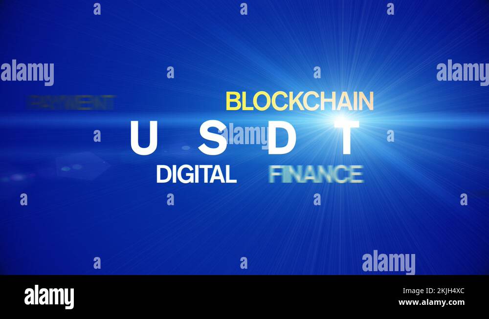 4k USDT Animated Tag Word Cloud,Tether Text Kinetic Typography seamless ...