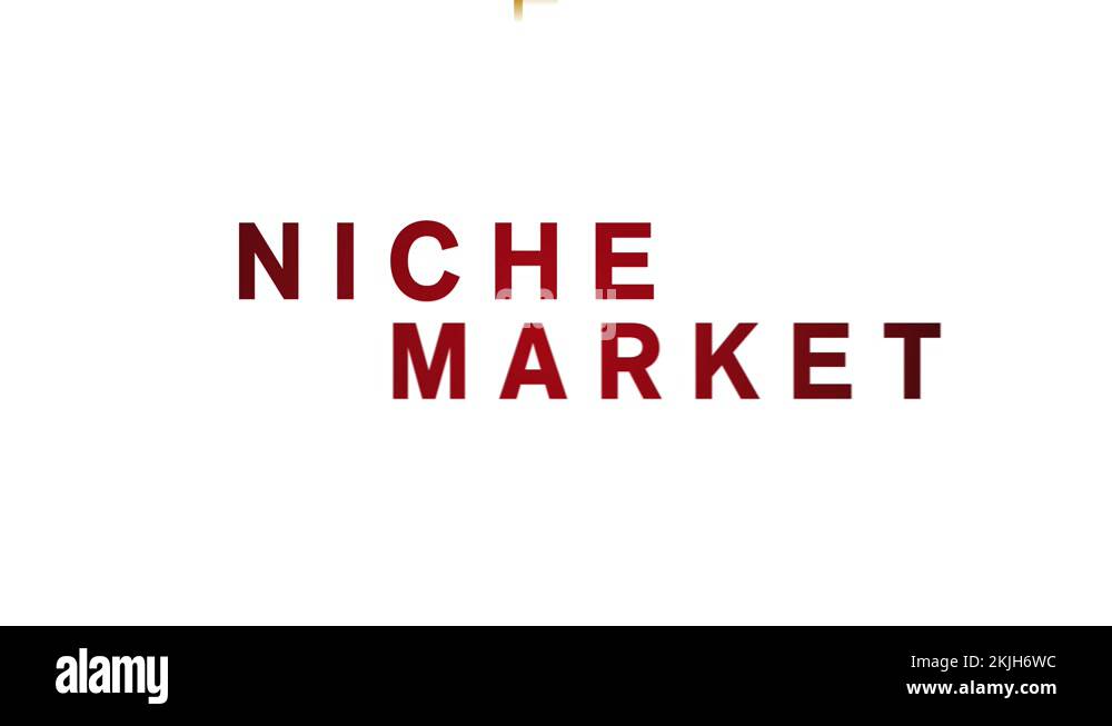 Niche Market Animated Tag Word Cloud,Text Design Animation seamless ...