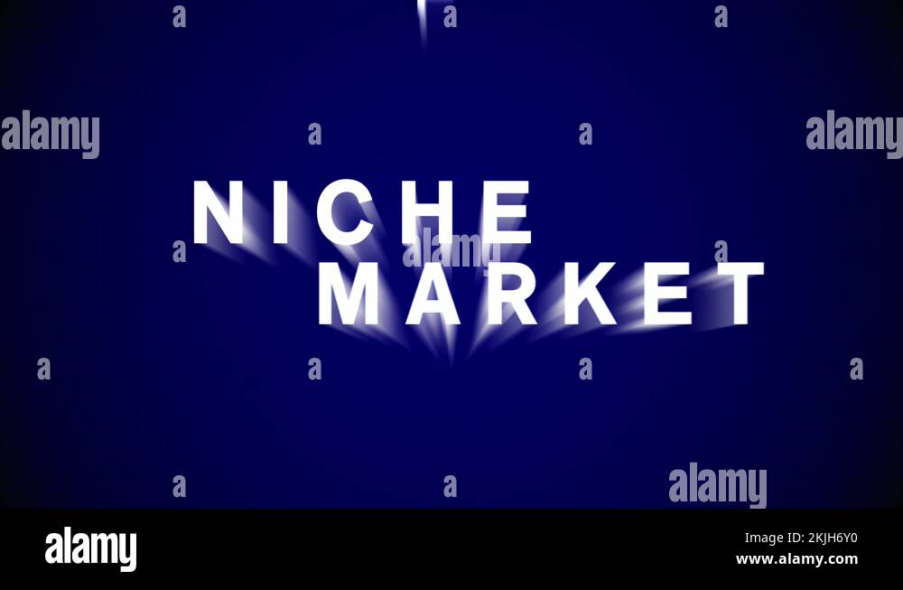 Niche Market Animated Tag Word Cloud,Text Design Animation seamless ...