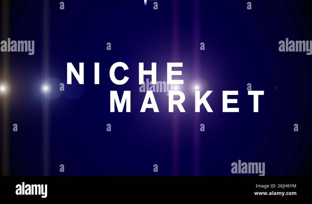 Niche Market Animated Tag Word Cloud,Text Design Animation seamless ...