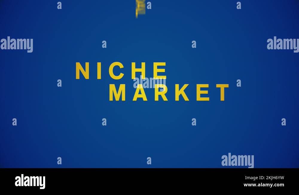 Niche Market Animated Tag Word Cloud,Text Design Animation seamless ...