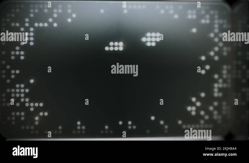 90's Style LED Screen Music Intro Animation Smooth Camera Pan Stock ...