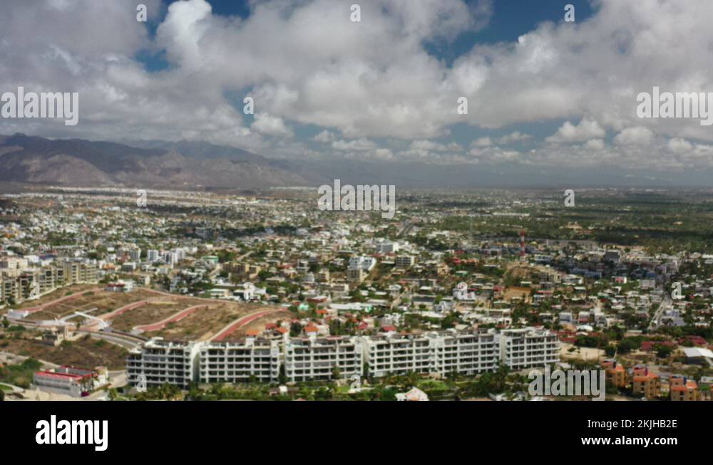 LOS CABOS MEXICO-2020: The Top View Of The White Clout Sky And Tallest ...