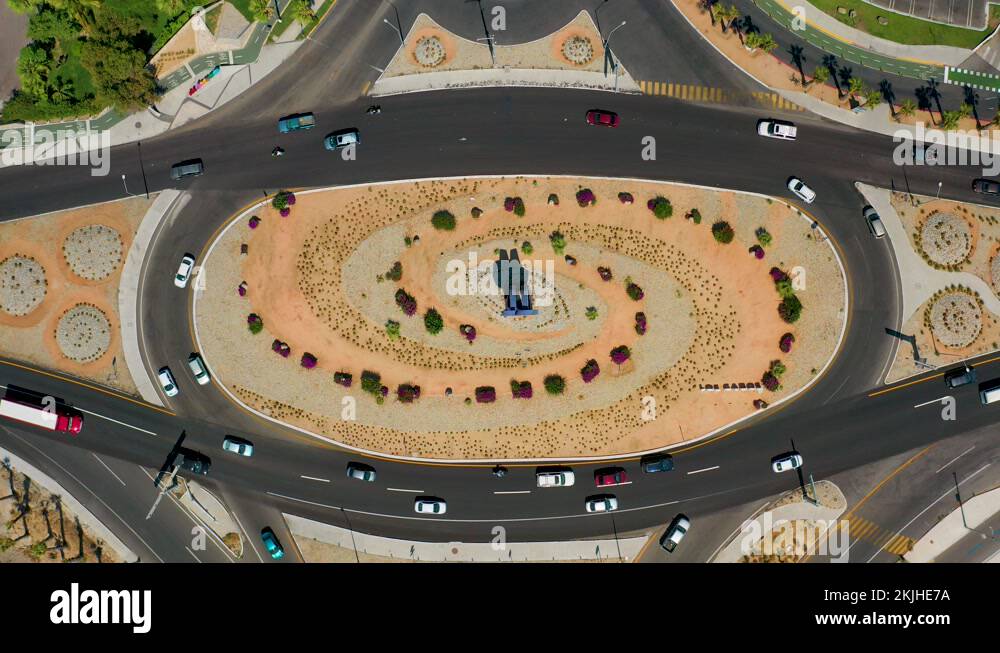 LOS CABOS MEXICO-2020: Driver Doesn't Know Anything About Roundabout ...