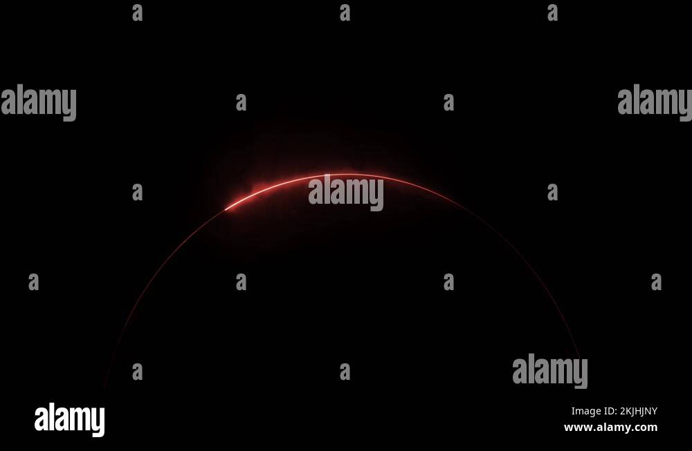 A star in two evolutions. Animation of the cinematic appearance of a ...