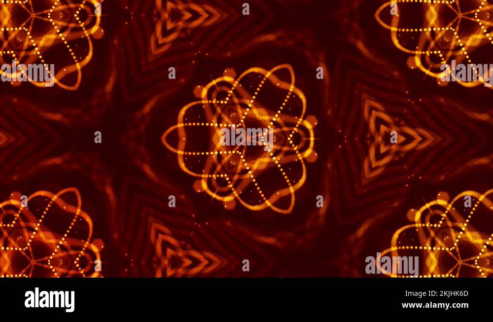 Abstraction of microworld of nanotechnology. 4k looped sci-fi 3d ...