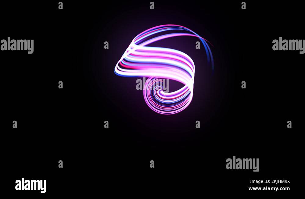 Light flow bg in 4k. Abstract looped background with light trails ...