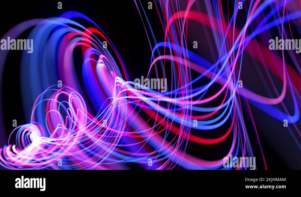 Light flow bg in 4k. Abstract looped background with light trails ...