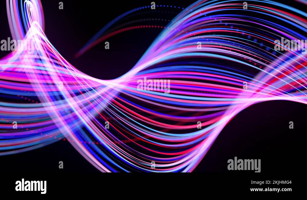 Light flow bg in 4k. Abstract looped background with light trails ...
