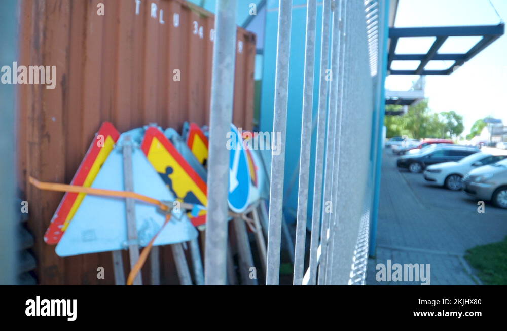 Road signs storage Stock Videos & Footage - HD and 4K Video Clips - Alamy