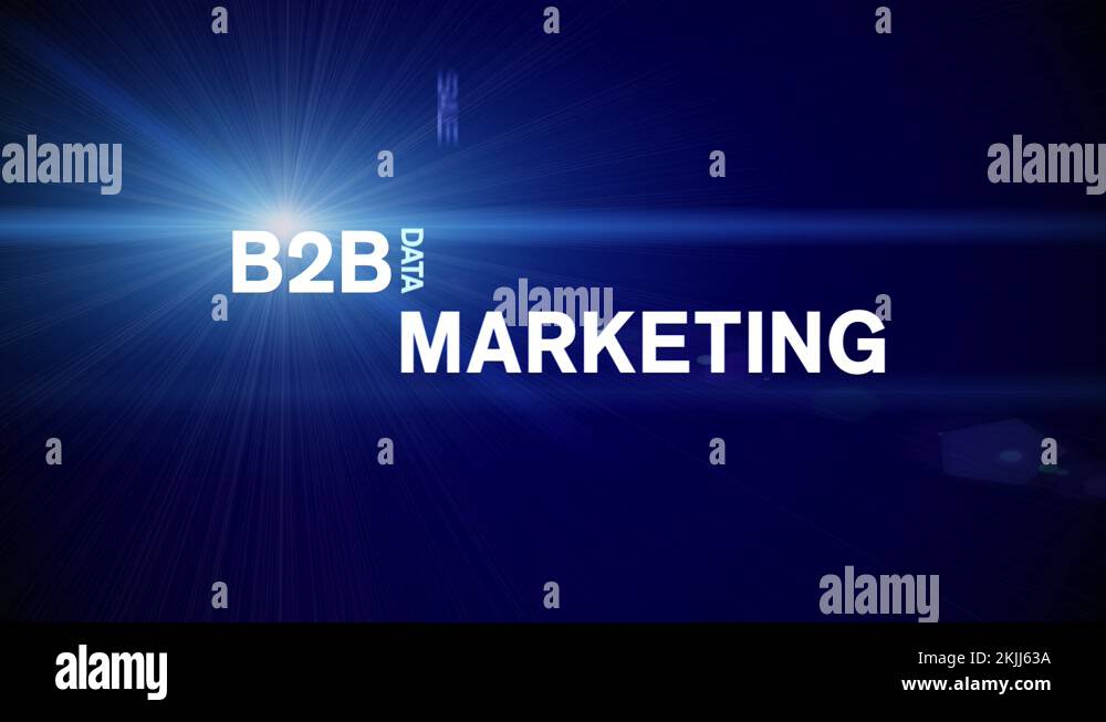 B2B Marketing Animated Tag Word Cloud,Text Design Animation seamless ...