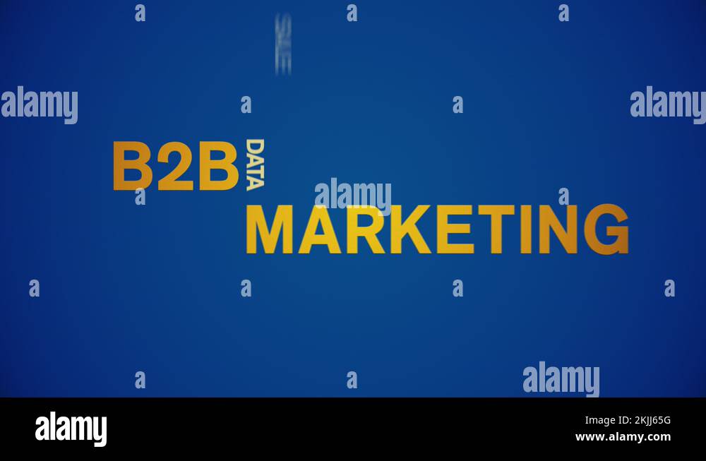 B2B Marketing Animated Tag Word Cloud,Text Design Animation seamless ...