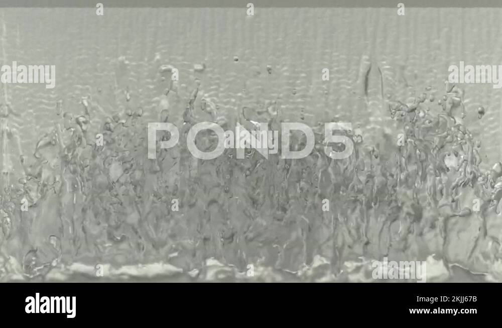 Animated close up orthographic view of a lot of jet fuel pouring into ...