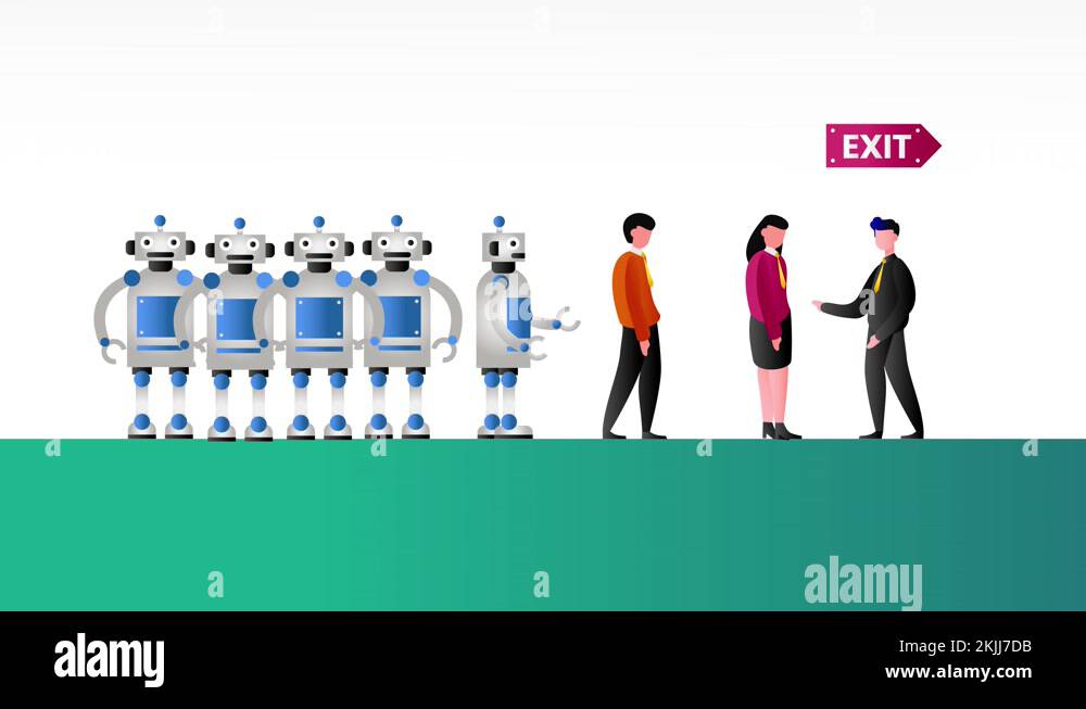 Robot replacing human Stock Videos & Footage - HD and 4K Video Clips ...