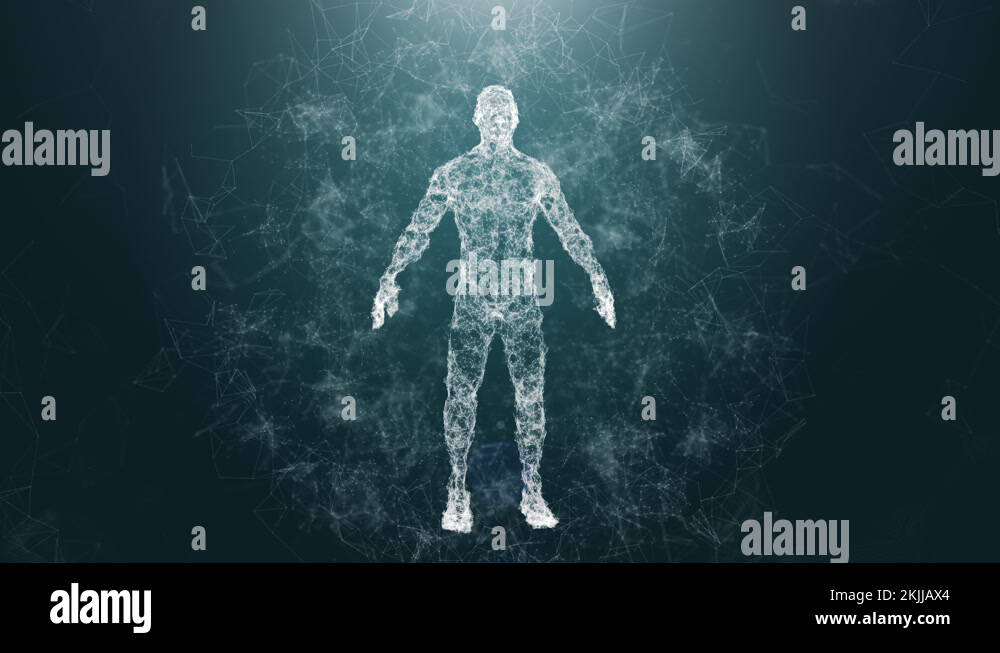 Digital human male model. Concept of AI man synergy, digital avatar ...