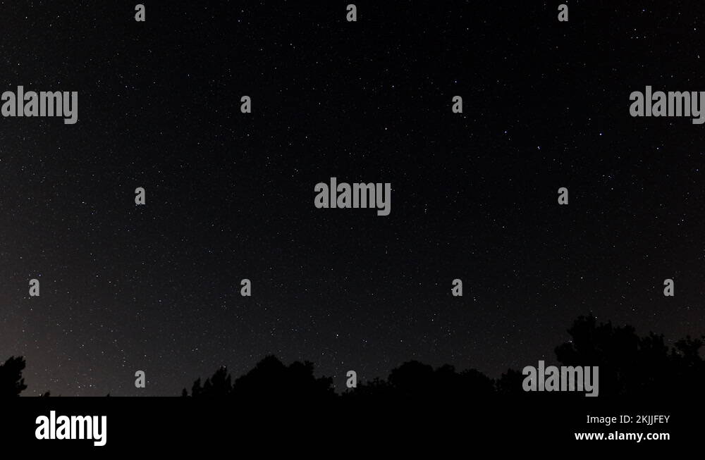 Moving stars in night sky, timelapse Stock Video Footage - Alamy