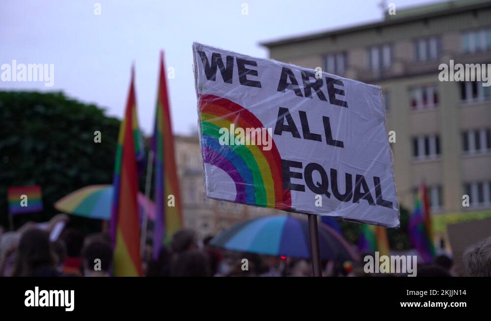 LGBT equality march. Struggle for LGBTQ+ rights during COVID-19 ...