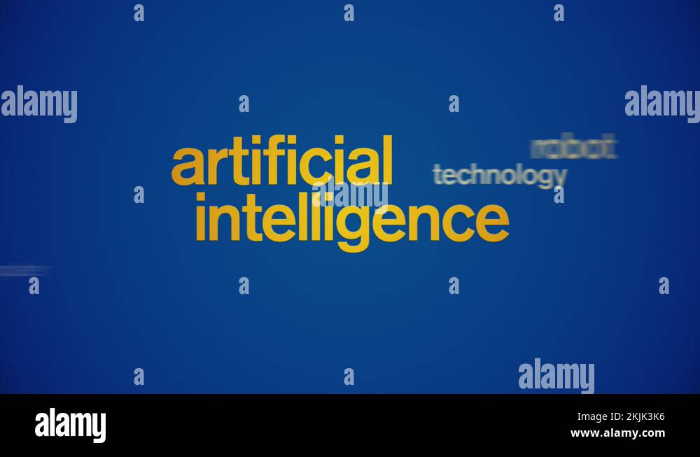 4k artificial intelligence Animated Tag AI Word Cloud,Text Design ...