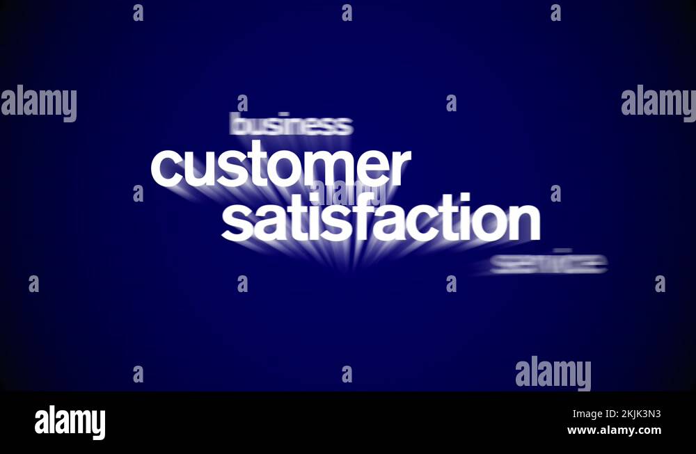 4k Customer Satisfaction Animated Word Cloud,Text Design Animation ...