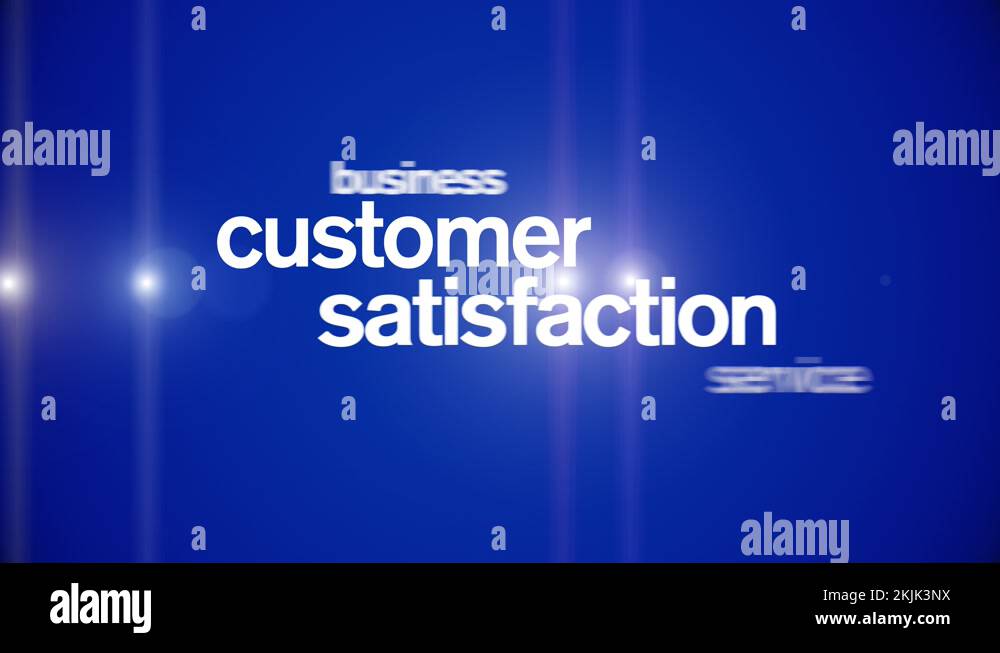 4k Customer Satisfaction Animated Word Cloud,Text Design Animation ...