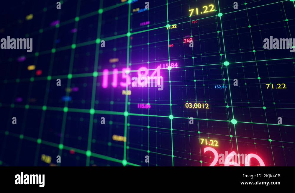 Digital Fly Code Background Loop Big Data Code Network 3d 4k Loop Animation Stock Video 4722