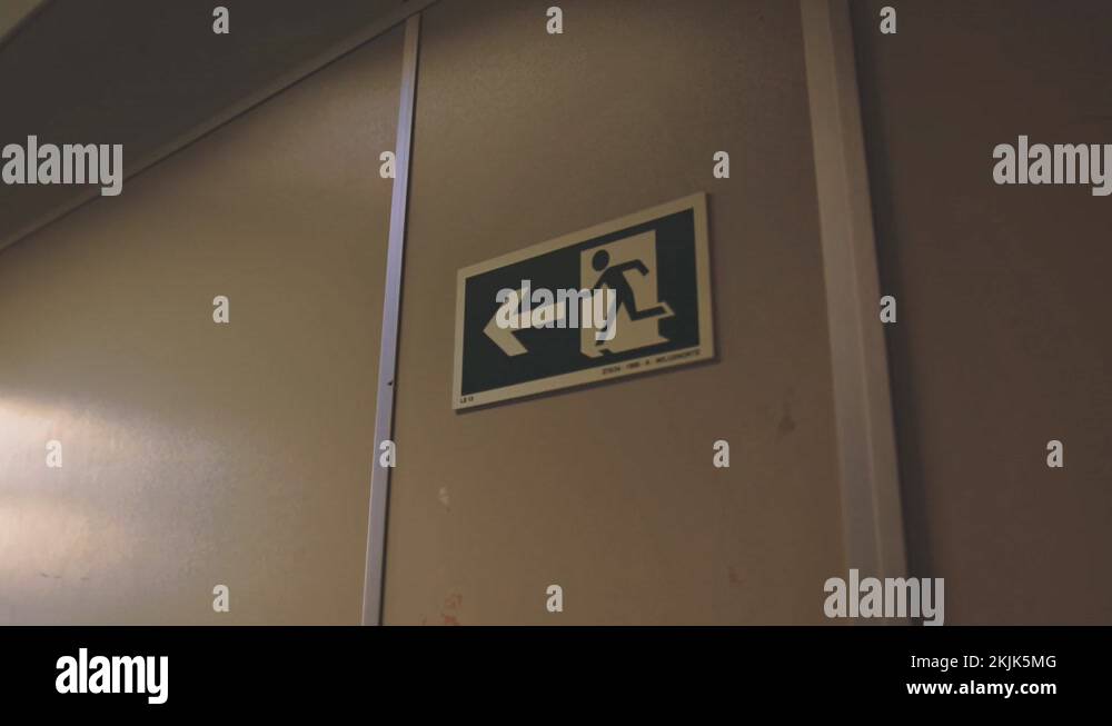 Corridor with emergency exit Stock Videos & Footage - HD and 4K Video ...