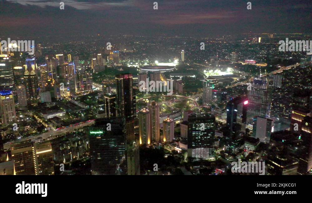 Jakarta city building light Stock Videos & Footage - HD and 4K Video ...