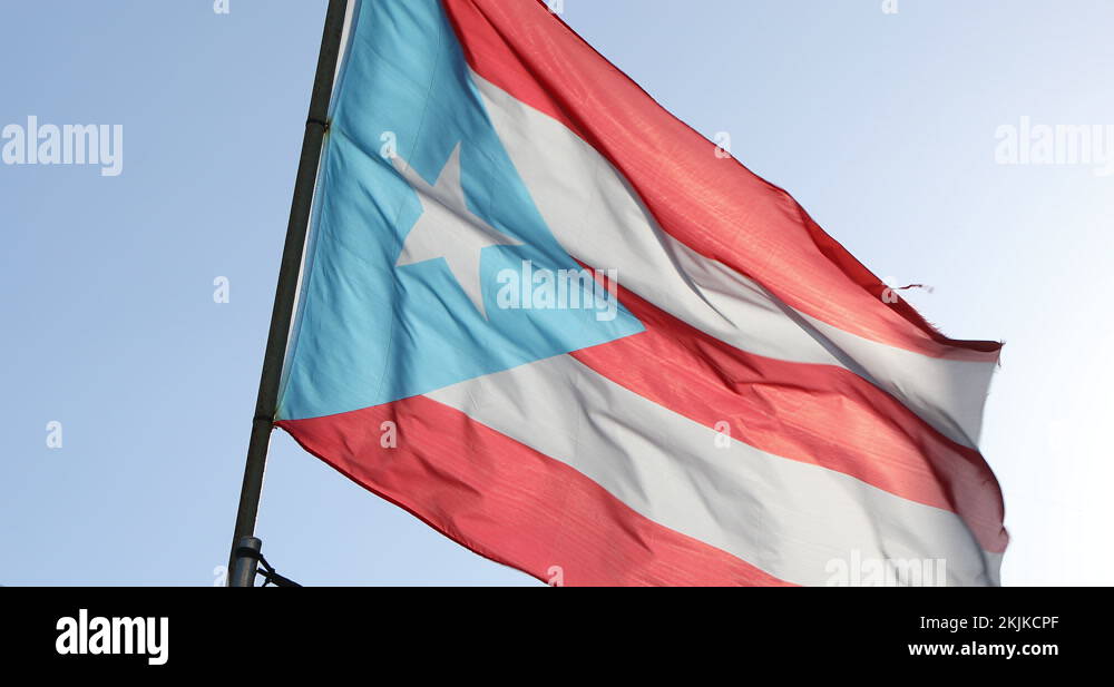 Puerto rico blue flag Stock Videos & Footage - HD and 4K Video Clips ...