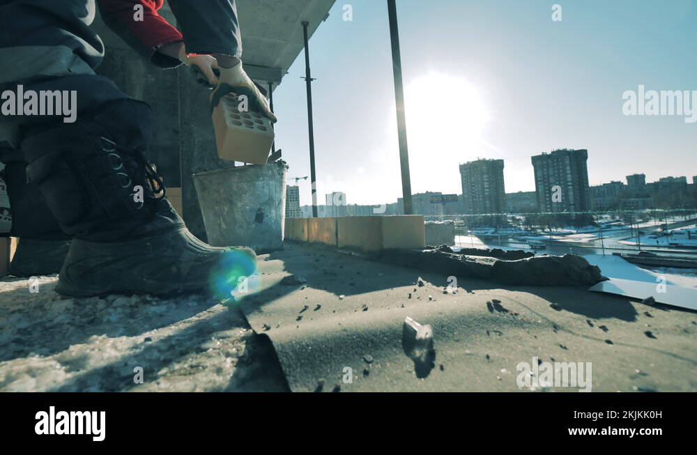 Incomplete wall building a brick wall Stock Videos & Footage - HD and ...