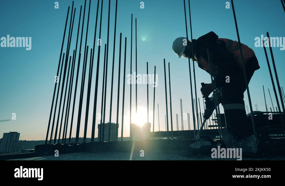 Worker using pneumatic hammer Stock Videos & Footage - HD and 4K Video ...