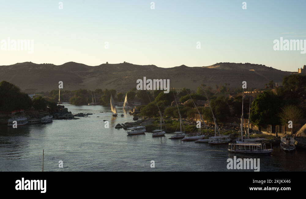 Aswan skyline nile river egypt Stock Videos & Footage - HD and 4K Video ...