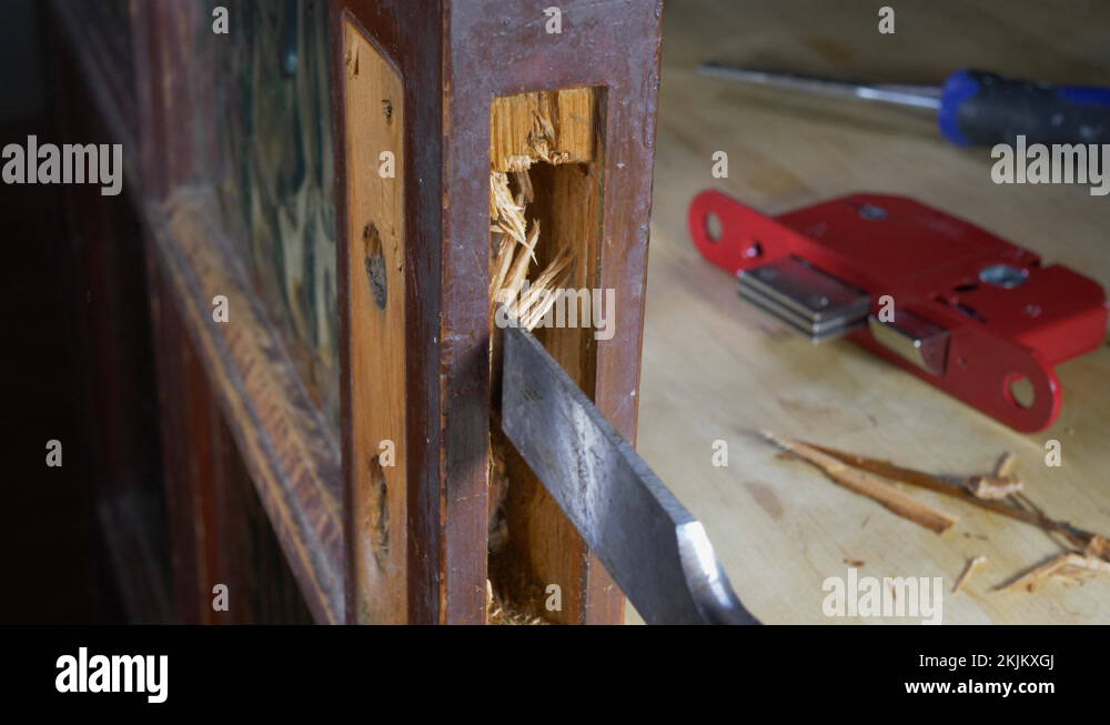 Door mortice lock Stock Videos & Footage - HD and 4K Video Clips - Alamy