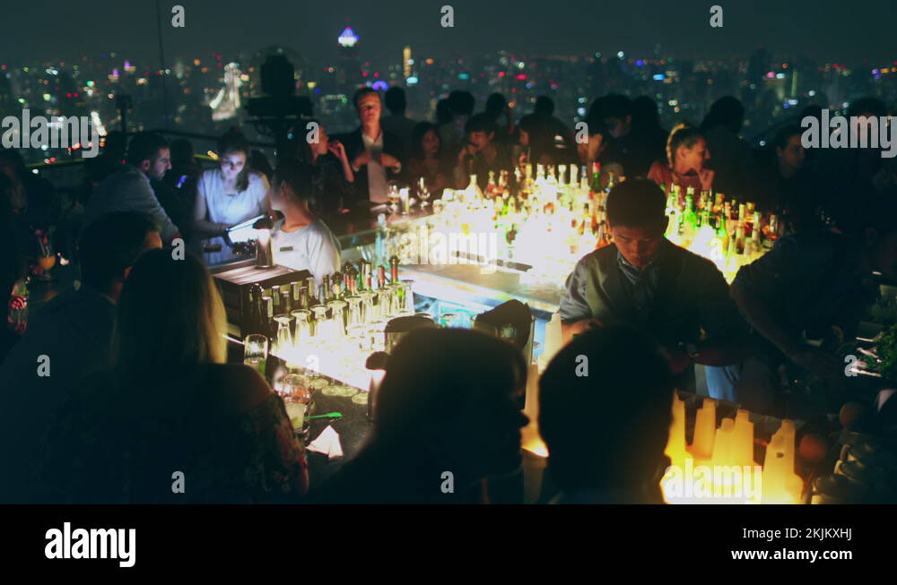 Vertigo bar and restaurant bangkok Stock Videos & Footage - HD and 4K ...