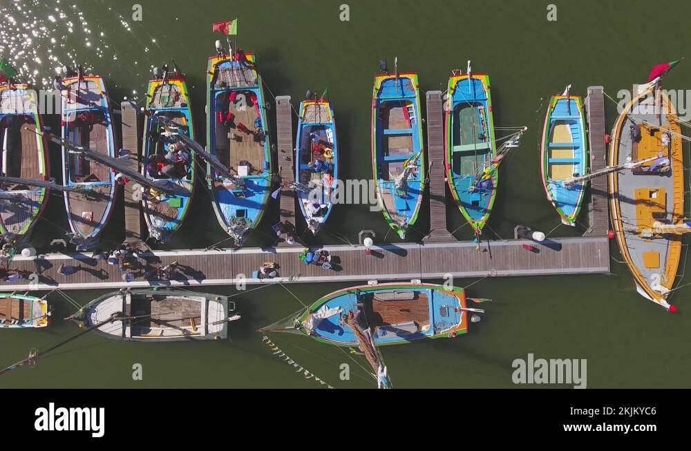 Overhead shot colorful boats Stock Videos & Footage - HD and 4K Video ...