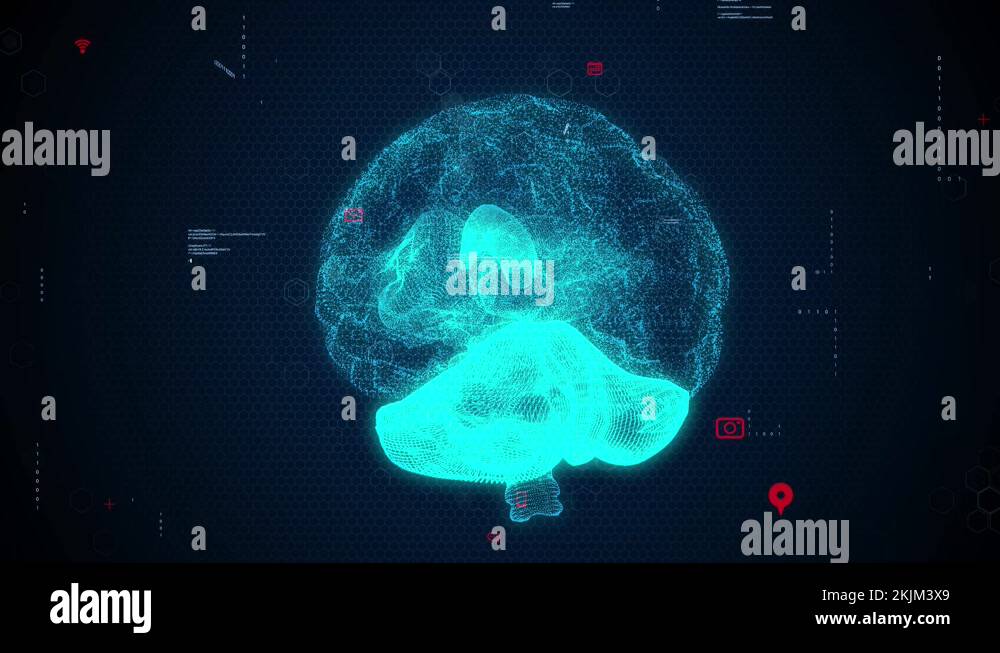 AI (Artificial Intelligence) concept. Deep learning. Computer ...