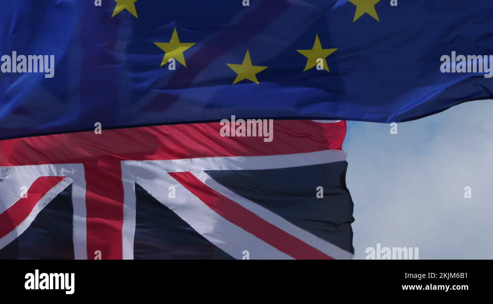 Flags uk european union Stock Videos & Footage - HD and 4K Video Clips ...