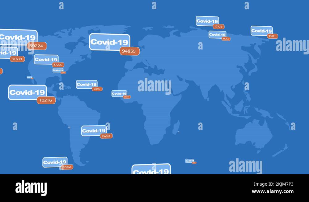 Coronavirus (COVID-19) animated background. 4K. Seamless Loop Stock ...